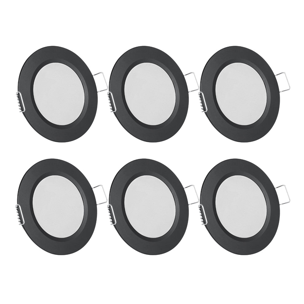 6 x DC 12V Recessed LED Ceiling Lights, Caravan Campervan Downlights 2 ...